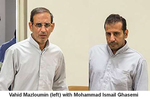 Irán: Dos personas ejecutadas por corrupción tras un juicio injusto convertido en un espectáculo ...