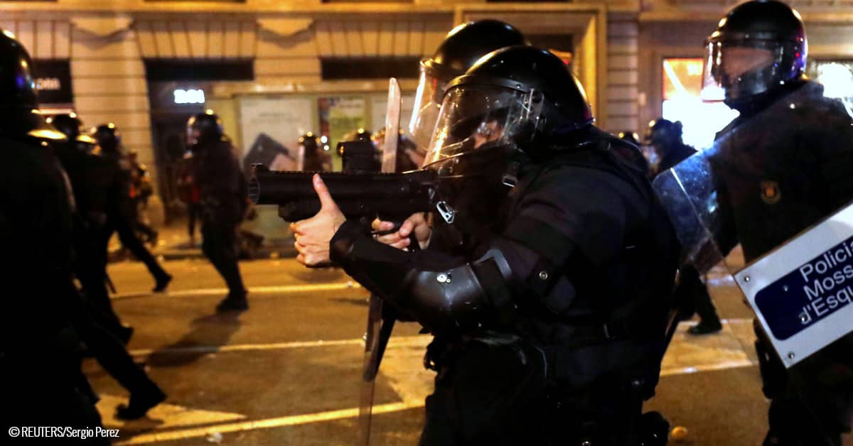 Prohíban el uso de balas de goma. Protestar es un derecho